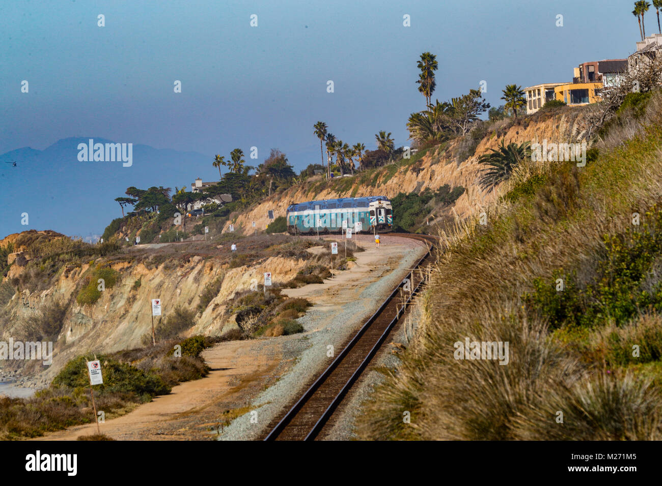 coaster train north county transit division between oceanside and san ...