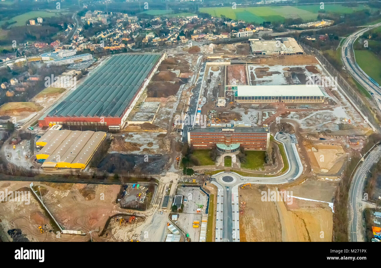 Overview of the construction site on the site of the former OPEL plant ...