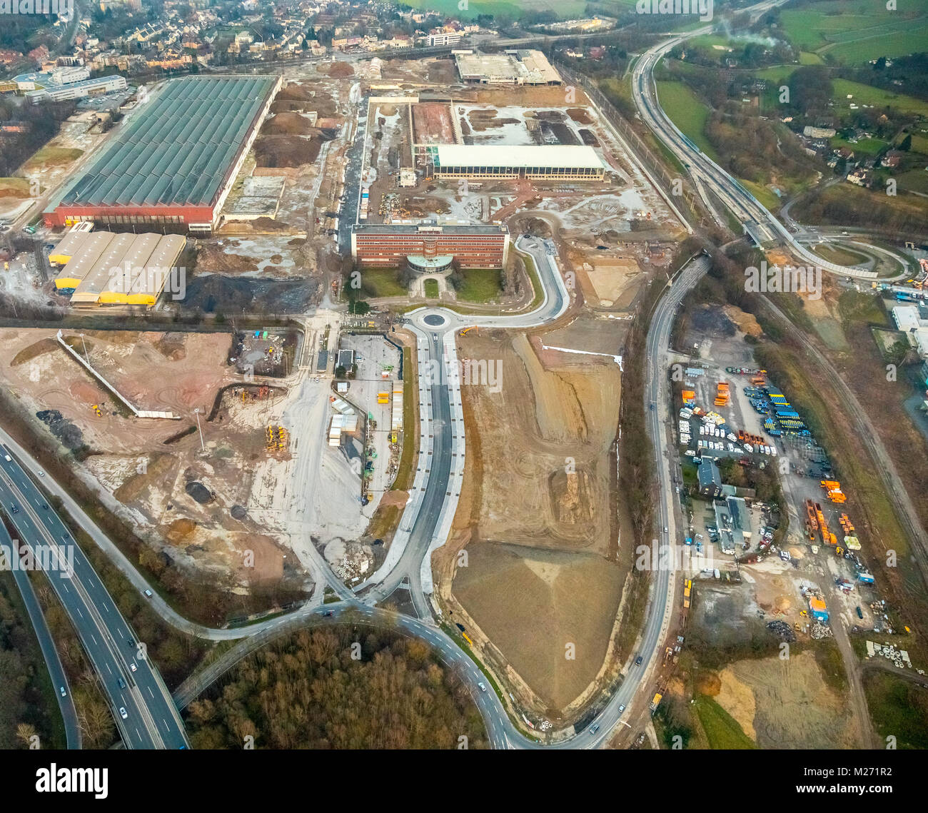Overview of the construction site on the site of the former OPEL plant ...