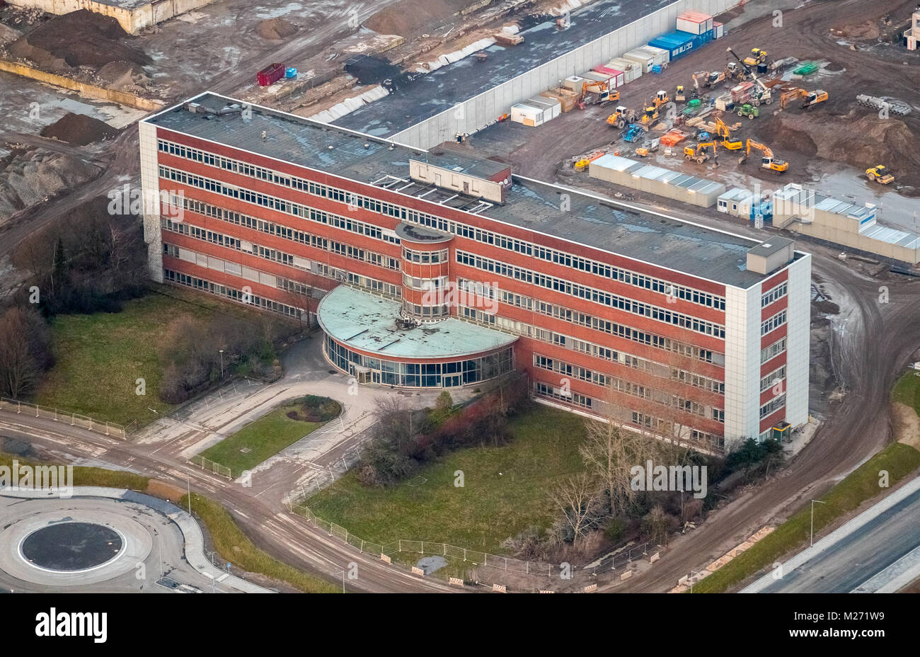Overview of the construction site on the site of the former OPEL plant ...