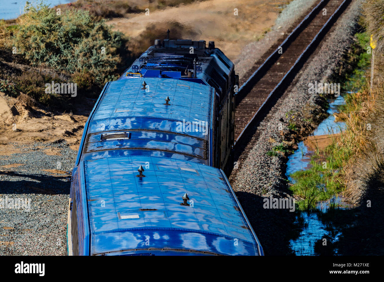 coaster train north county transit division between oceanside and san ...