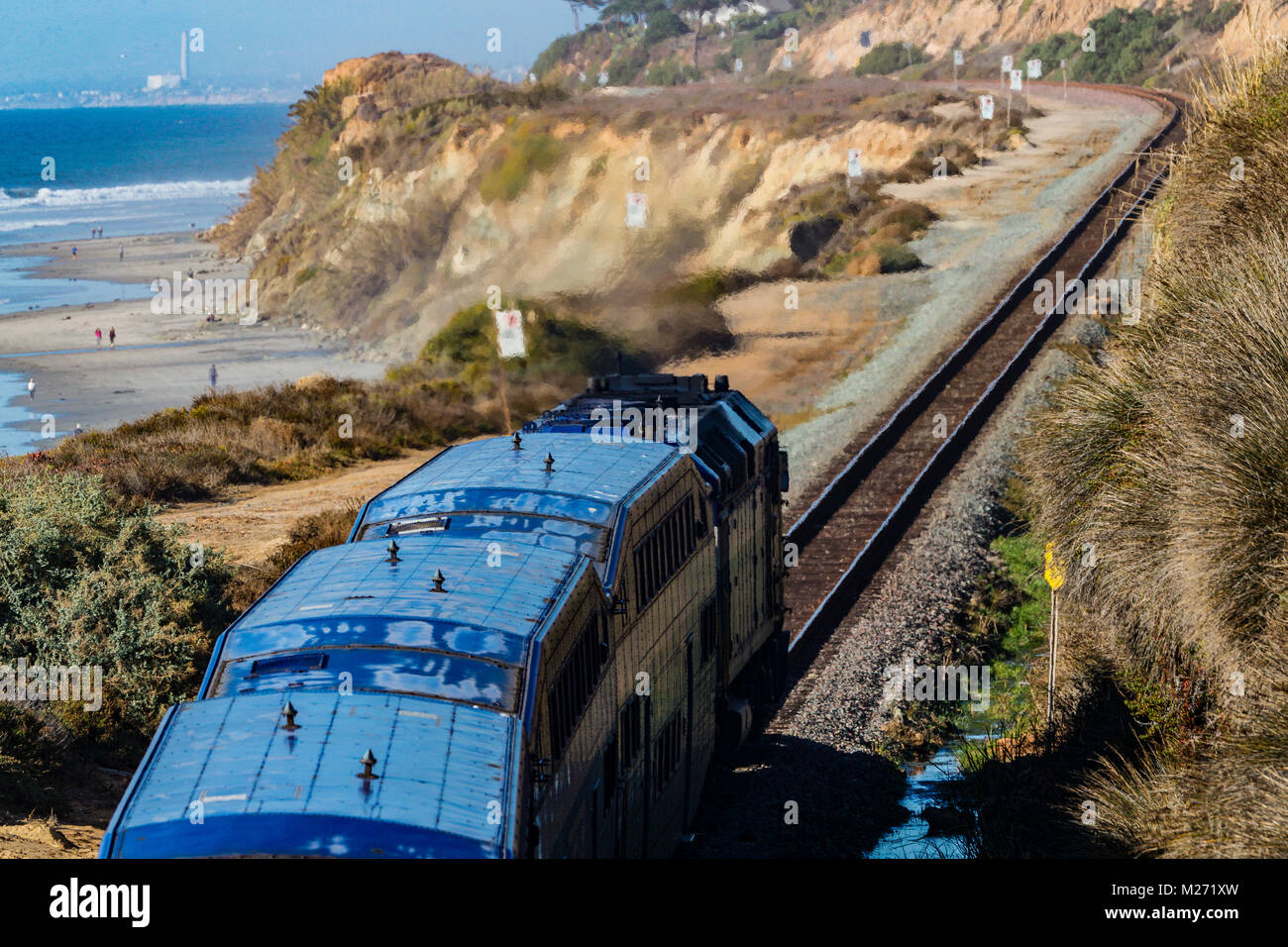 coaster train north county transit division between oceanside and san ...