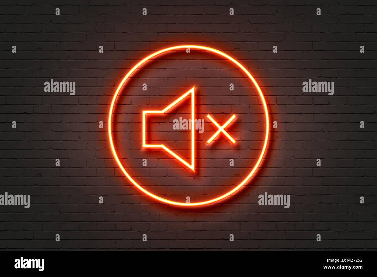 Neon light close sound Stock Photo - Alamy