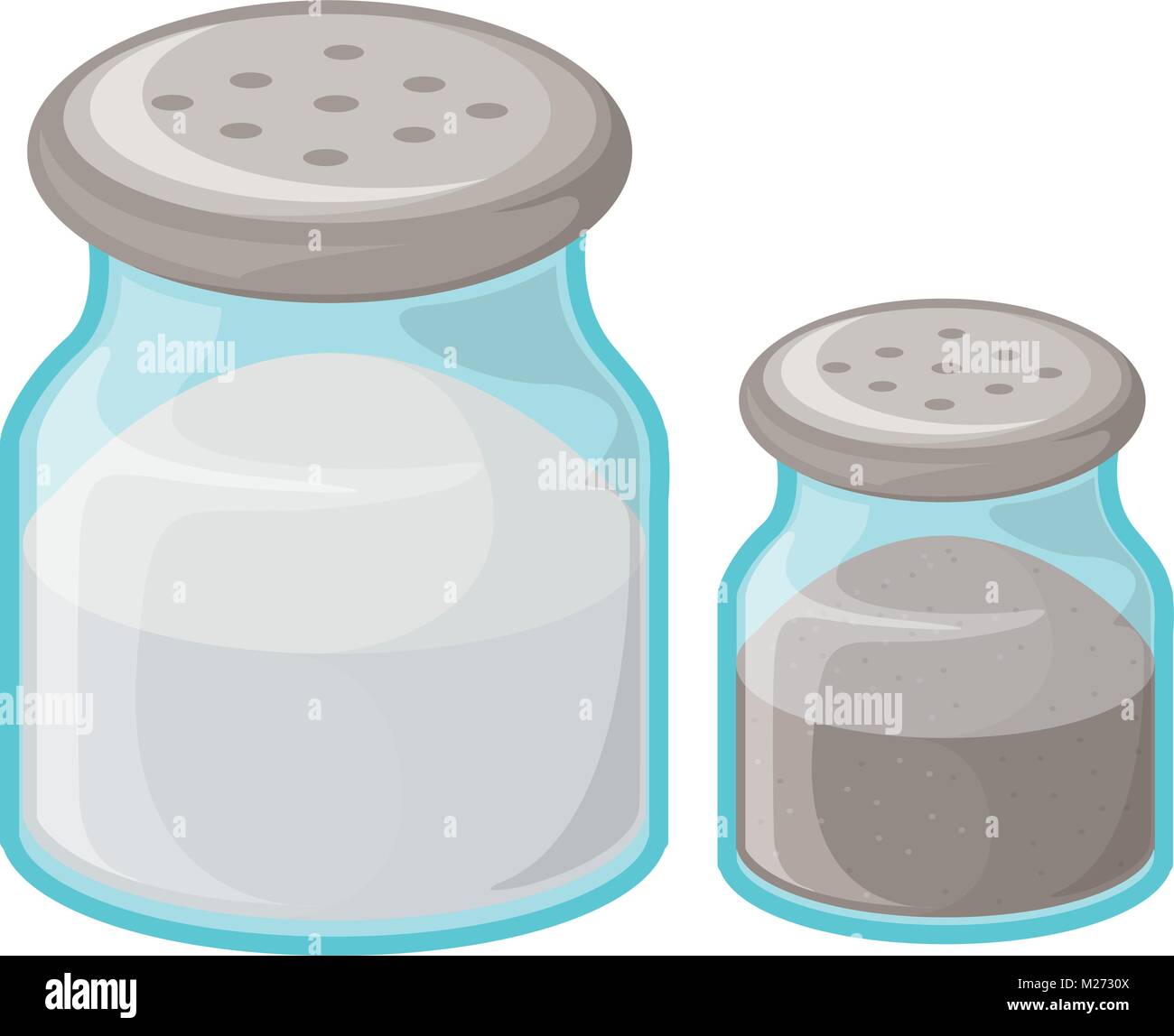 Salt bottles Stock Vector Images - Alamy