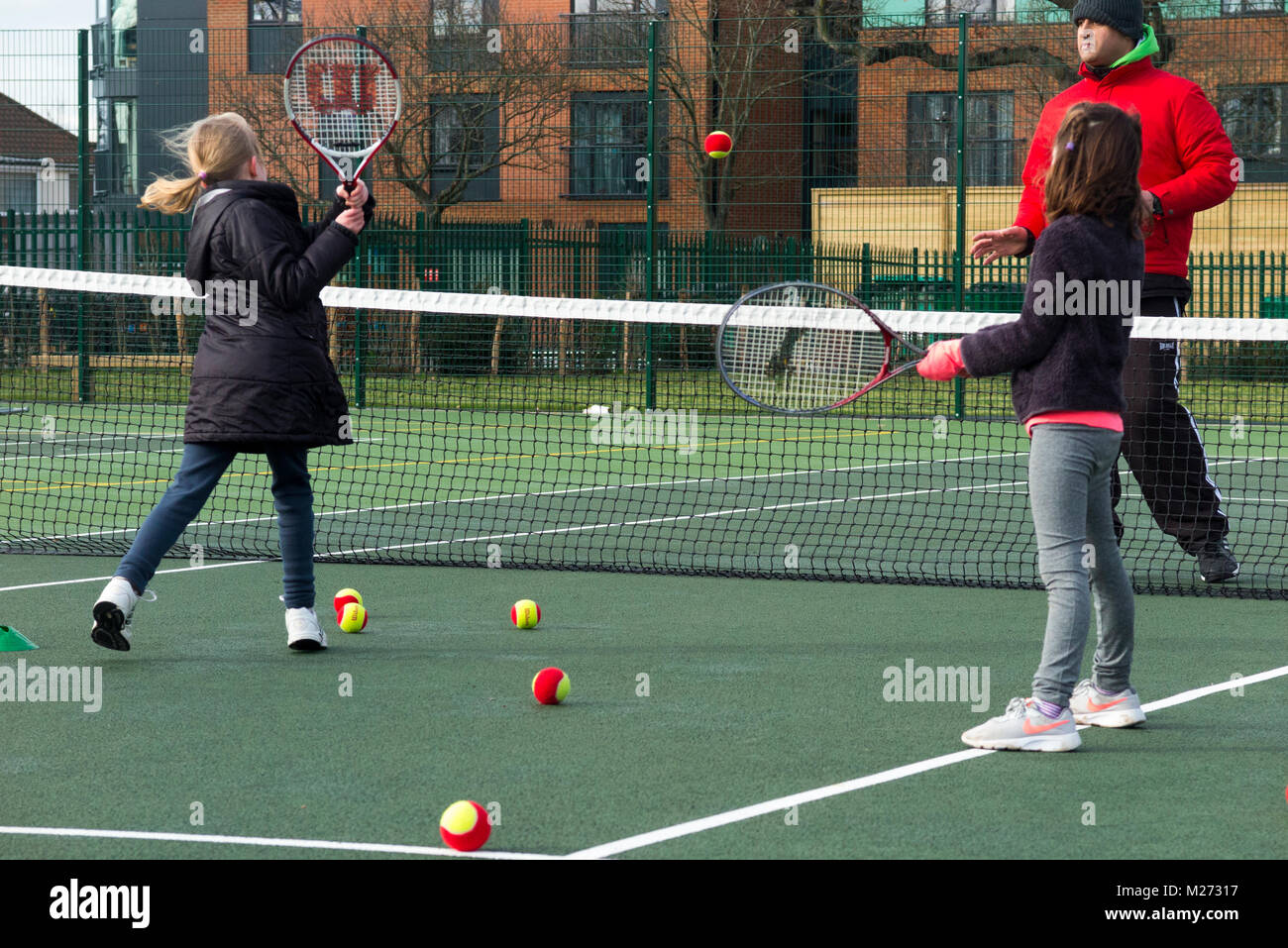 Kids Tennis High Resolution Stock Photography and Images - Alamy