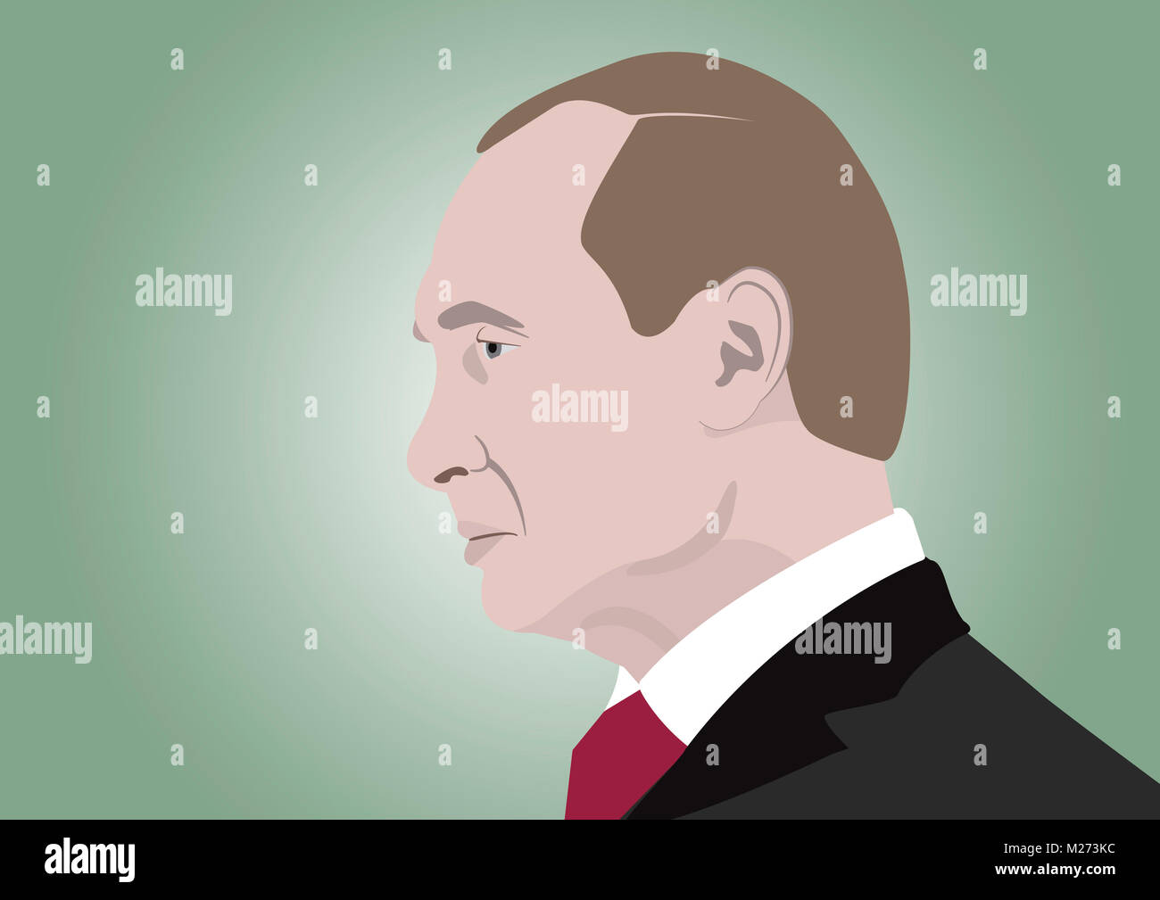 Vladimir putin portrait hi-res stock photography and images - Alamy