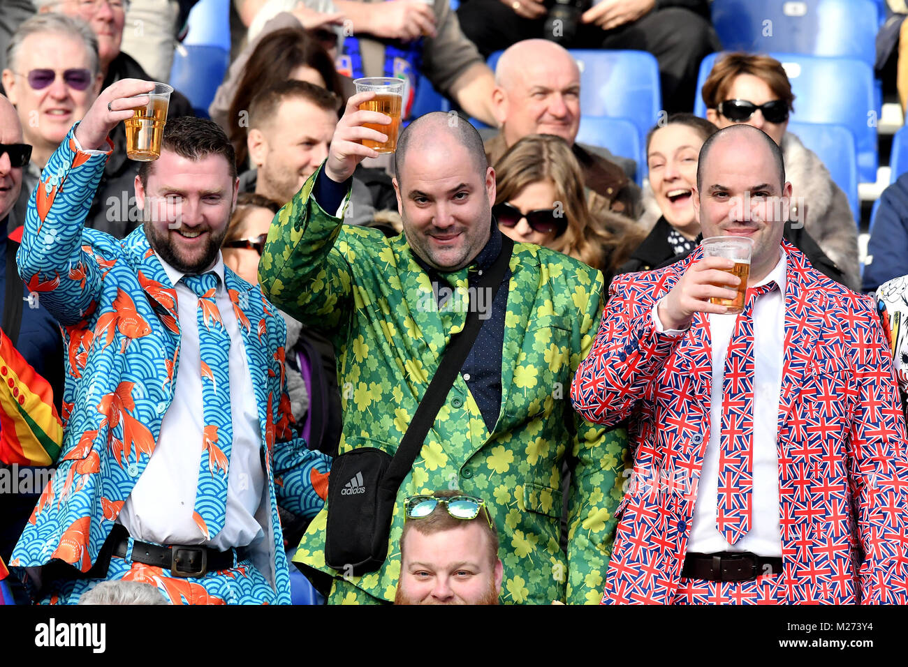 English Fans Tifosi Inghilterra Roma 04/02/2018, Stadio Olimpico ...