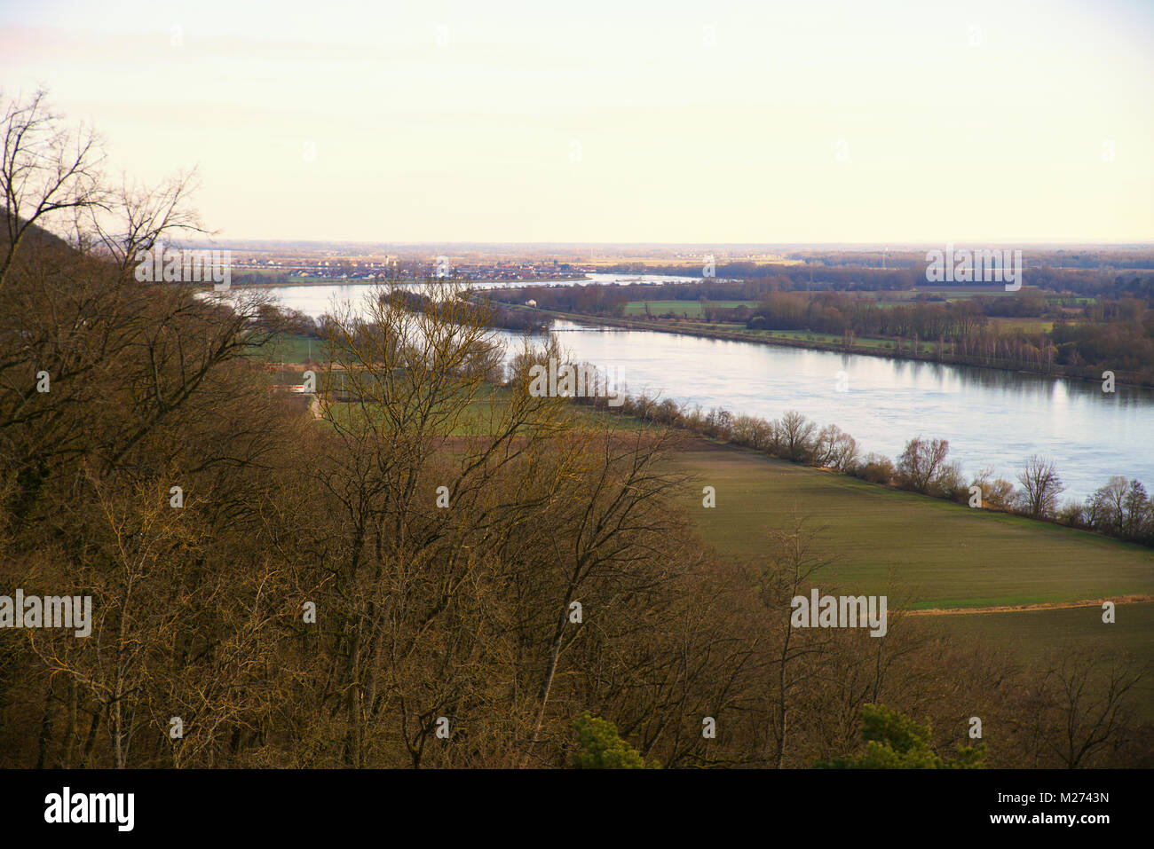 Memorial Walhalla in Donaustauf in the Bavarian district of Memorial ...