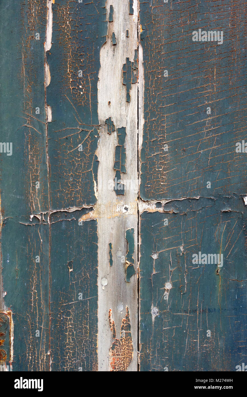 Old rusty painted wood board background texture Stock Photo - Alamy