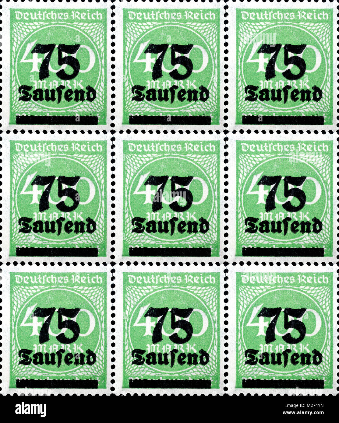 German postal history hi-res stock photography and images - Alamy