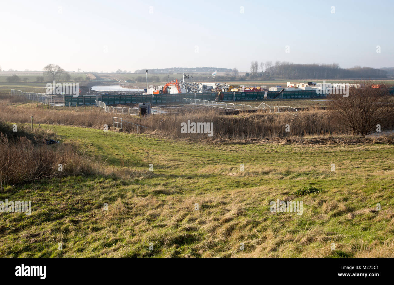 Construction work laying power cables for East Anglia One wind farm ...