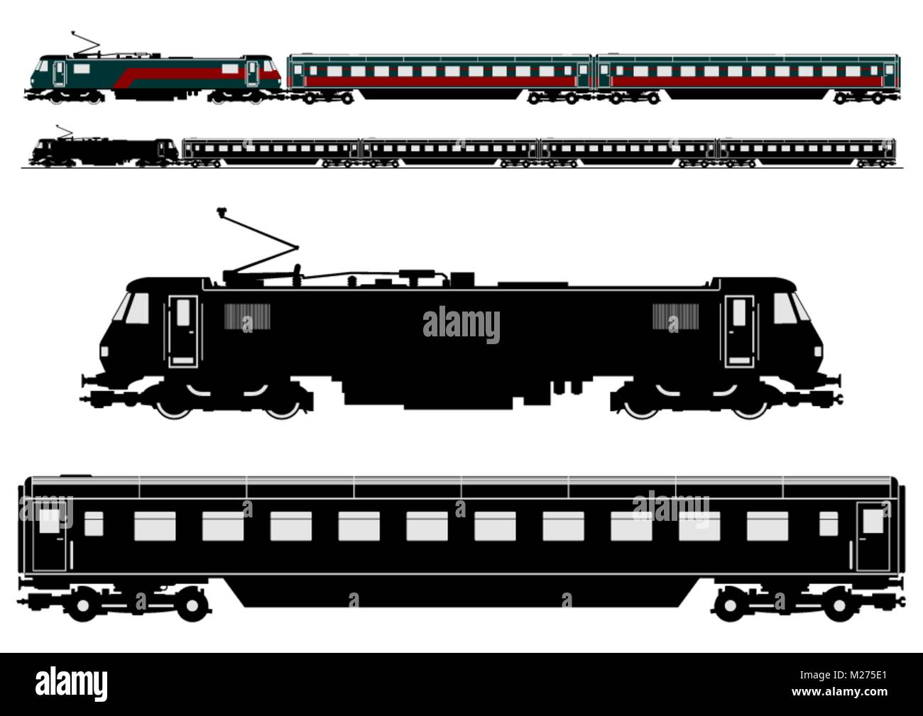 Infrastructure train Cut Out Stock Images & Pictures - Alamy