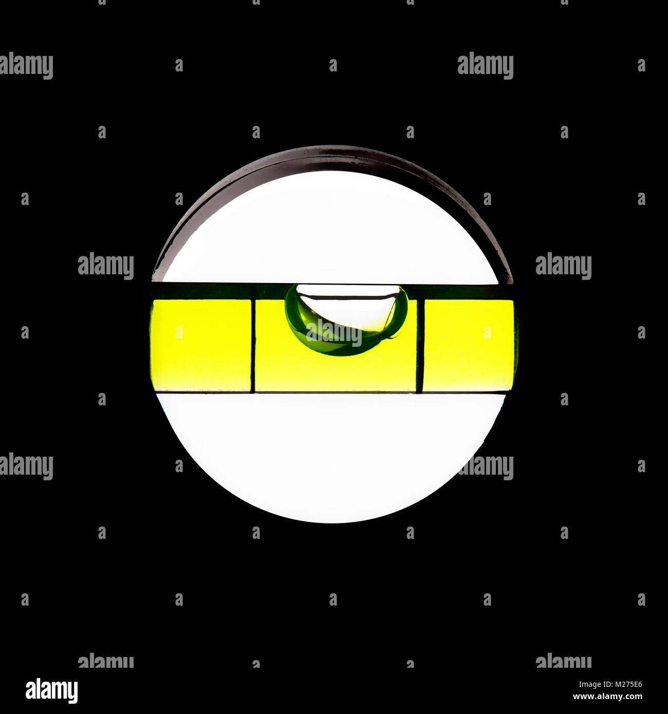 A tubular spirit level Stock Photo - Alamy
