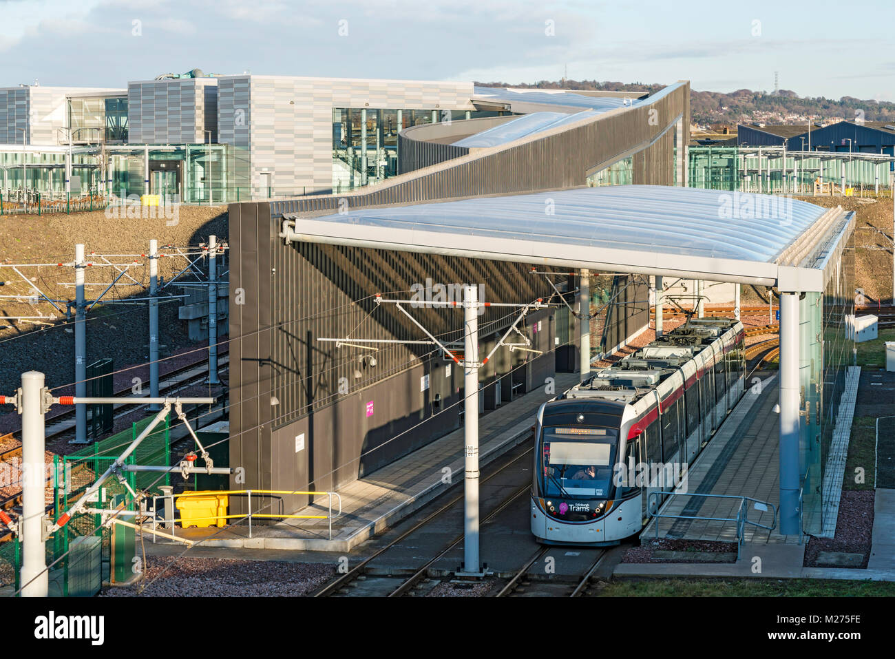 Edinburgh scotland tram station hi-res stock photography and images - Alamy