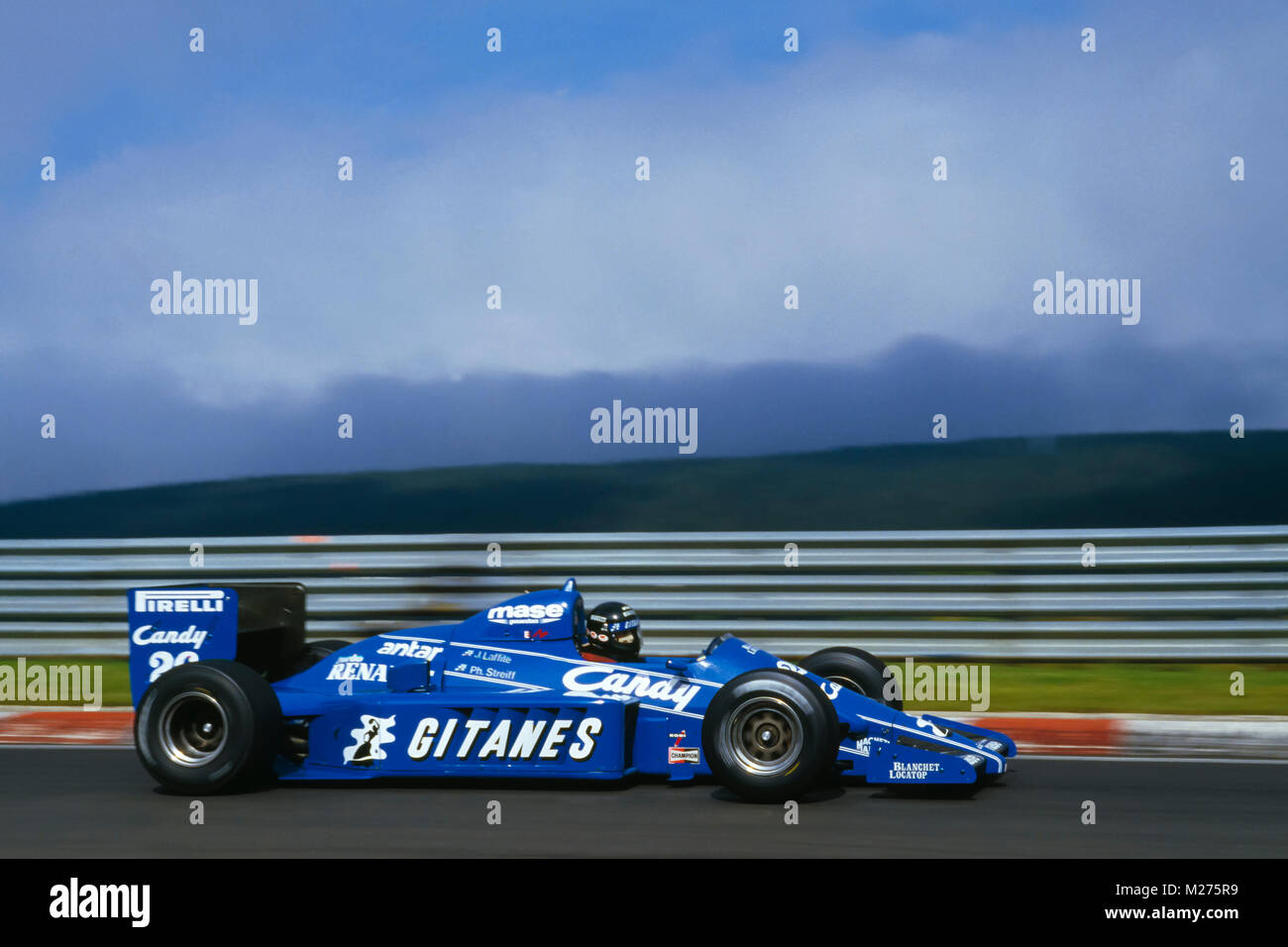 F1, Jacques Lafitte, Ligier Renault, Belgium GP, Spa Francorchamps 1986 ...