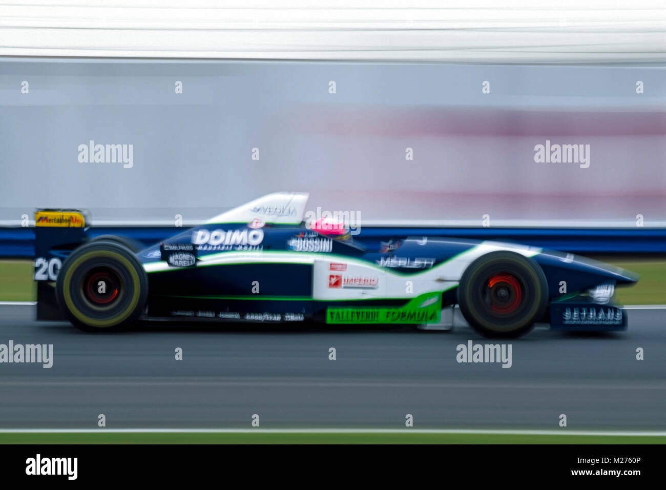 F1, Pedro Lamy, Minardi Ford, British GP 1996, Silverstone Stock Photo ...