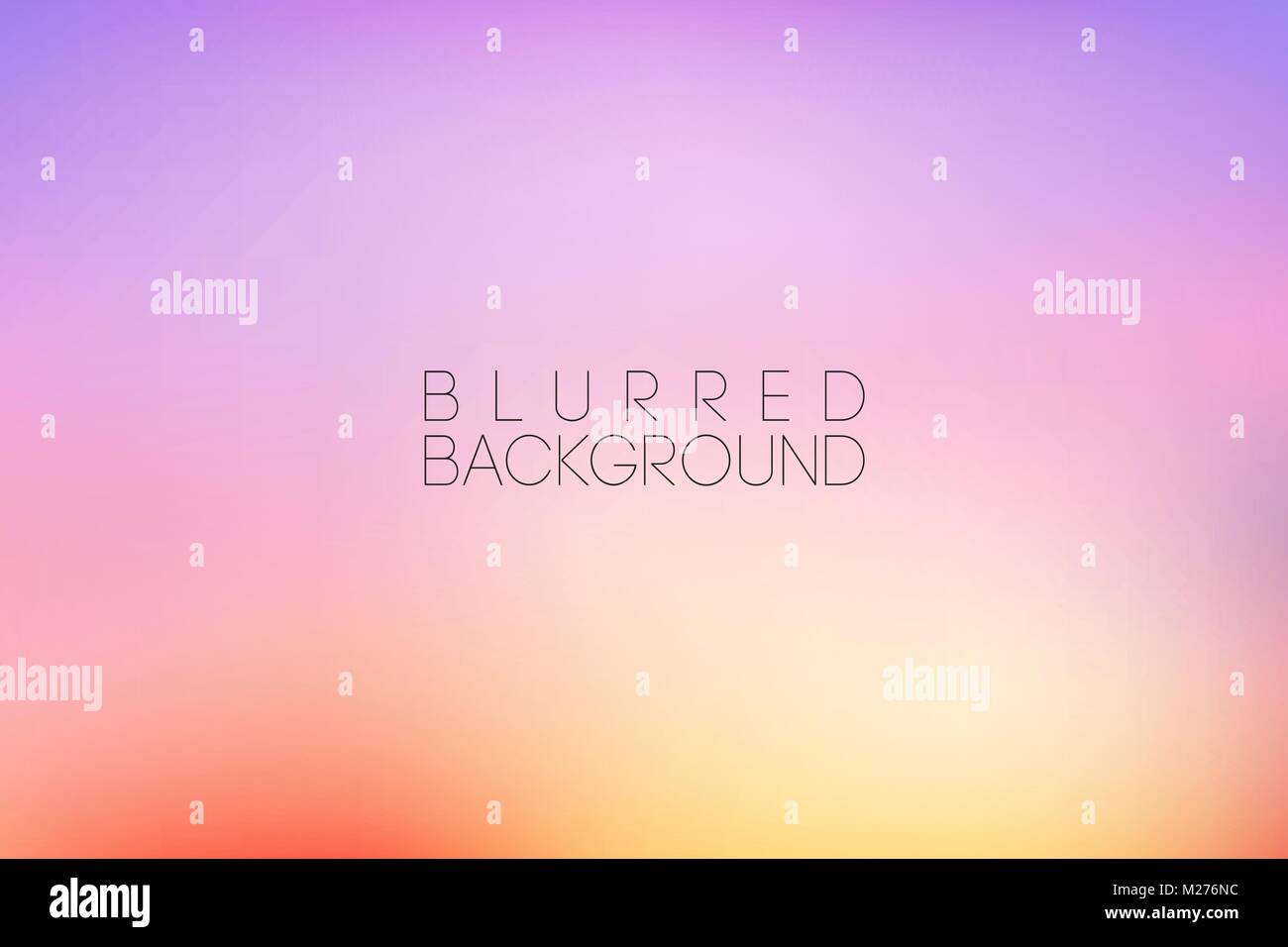 horizontal wide pink blurred background. Sunset and sunrise sea blurred ...