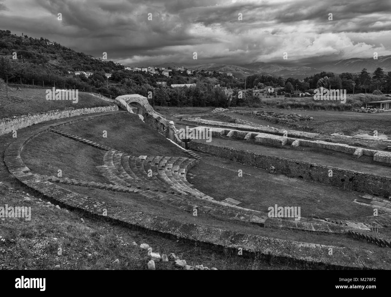 amiternum, roman ruins Stock Photo - Alamy