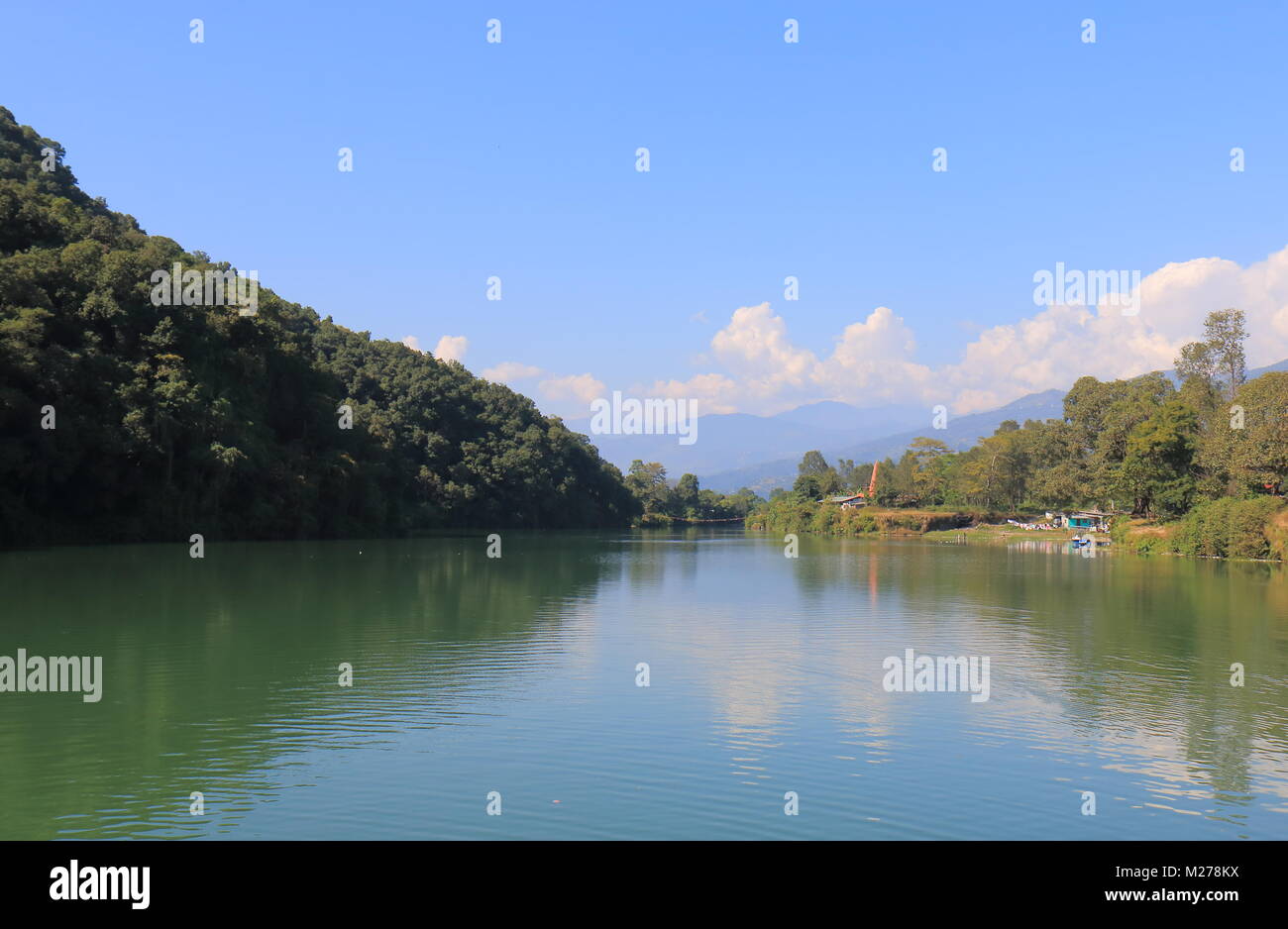 Dam Side Park landscape in Pokhara Nepal Stock Photo - Alamy