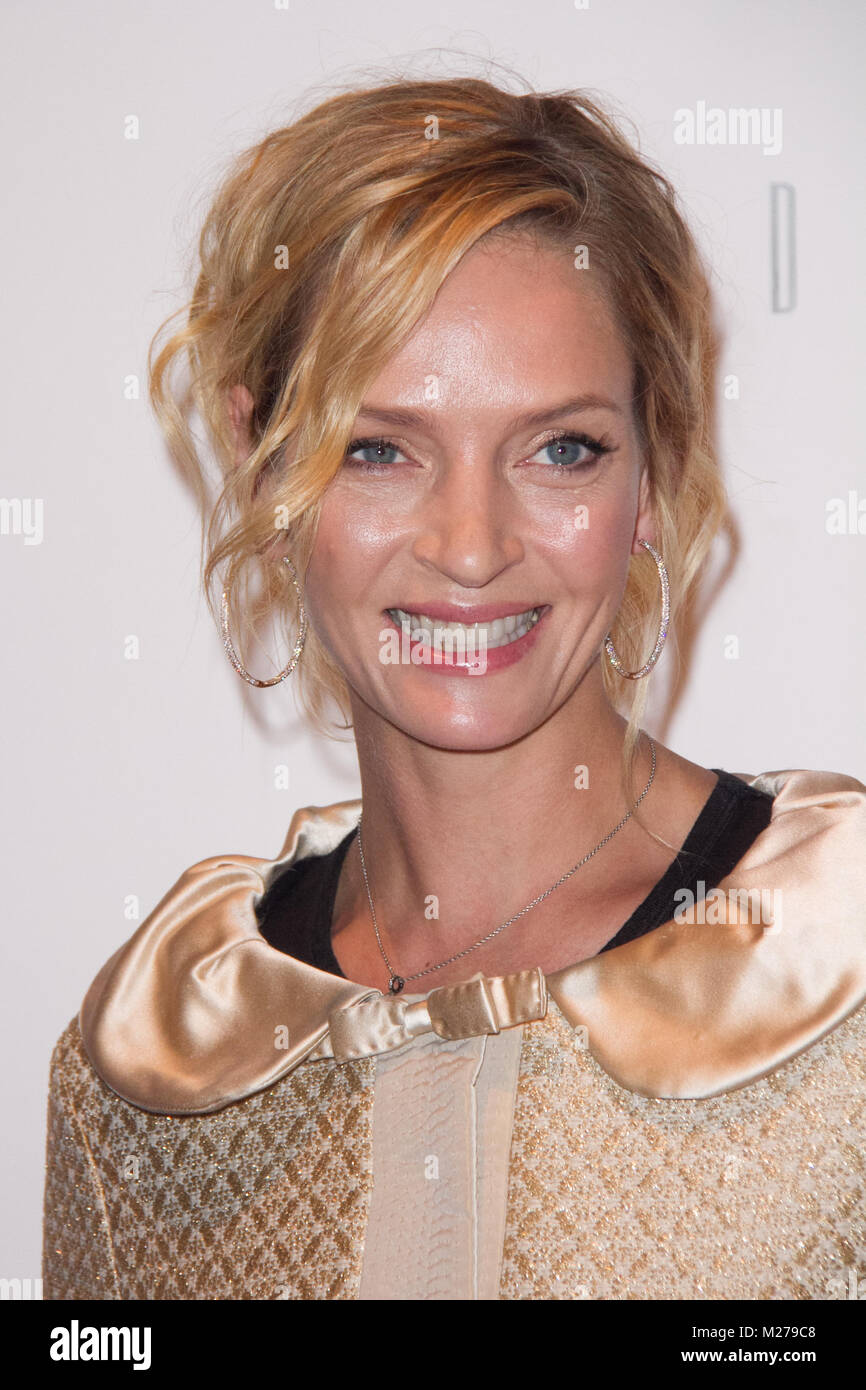 Uma Thurman attends THE NEW YORK FRIARS CLUB ROAST OF QUENTIN TARANTINO ...