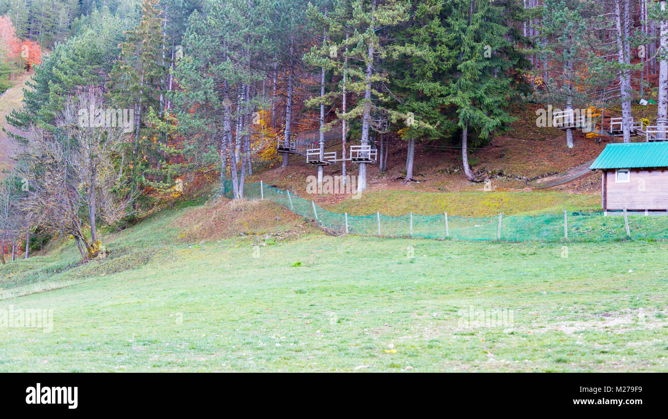 Roccaraso, Abruzzo, Italy. October 13, 2017. Landscape waiting for ...