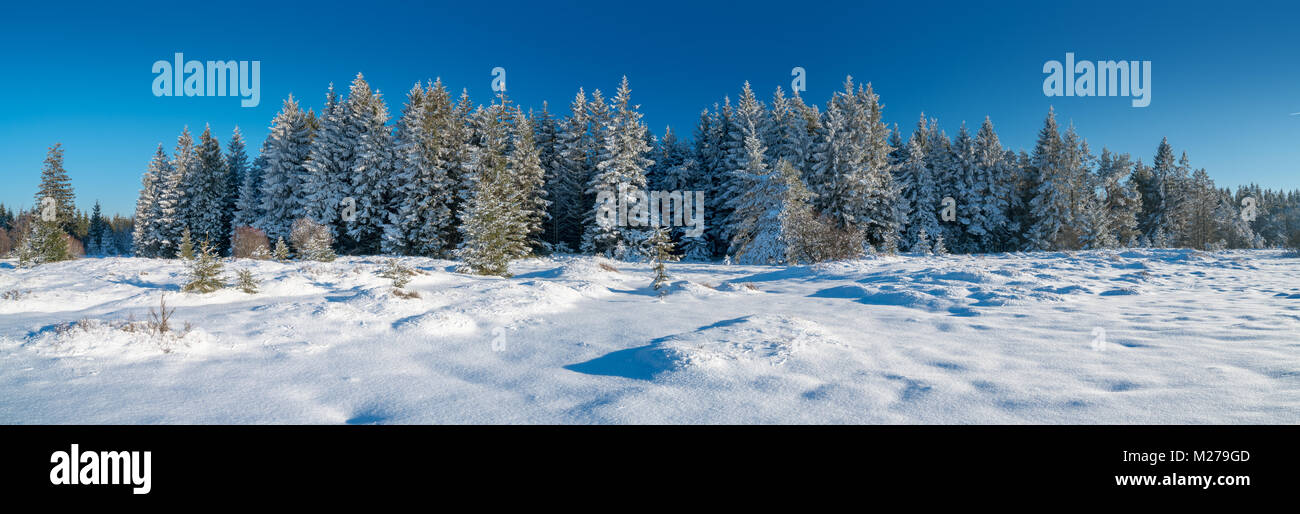 High Fens Winter Landscape Stock Photo - Alamy