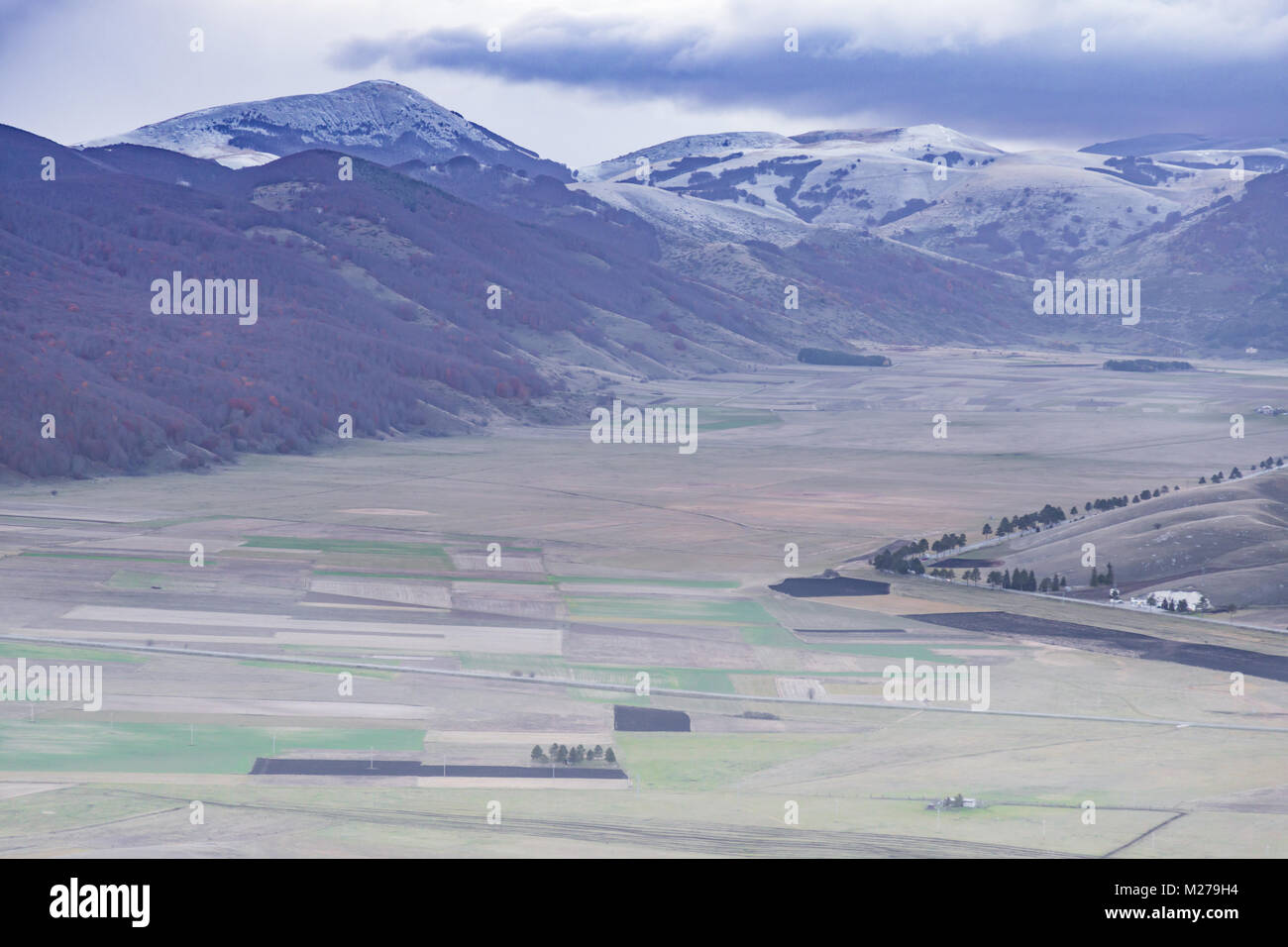 Roccaraso, Abruzzo, Italy. October 13, 2017. Landscape waiting for ...