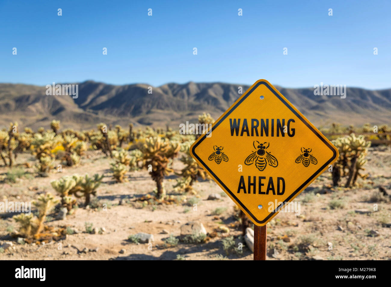 Warning sign bees hi-res stock photography and images - Alamy