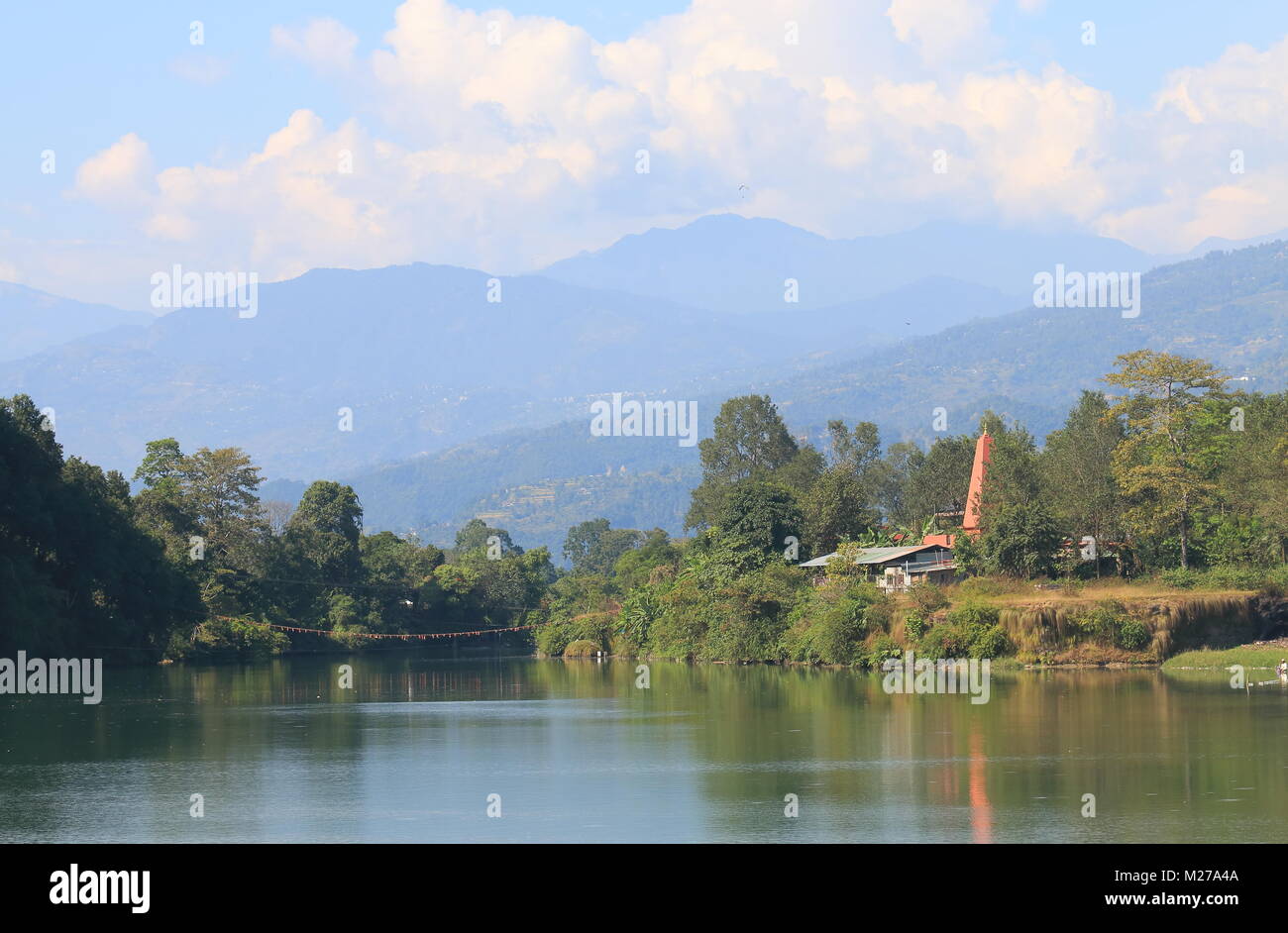 Dam Side Park landscape in Pokhara Nepal Stock Photo - Alamy