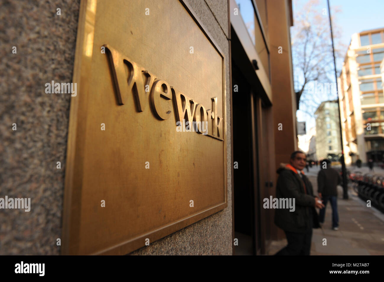 WeWork Mansion House, 33 Queen Street EC4R 1AP Stock Photo - Alamy