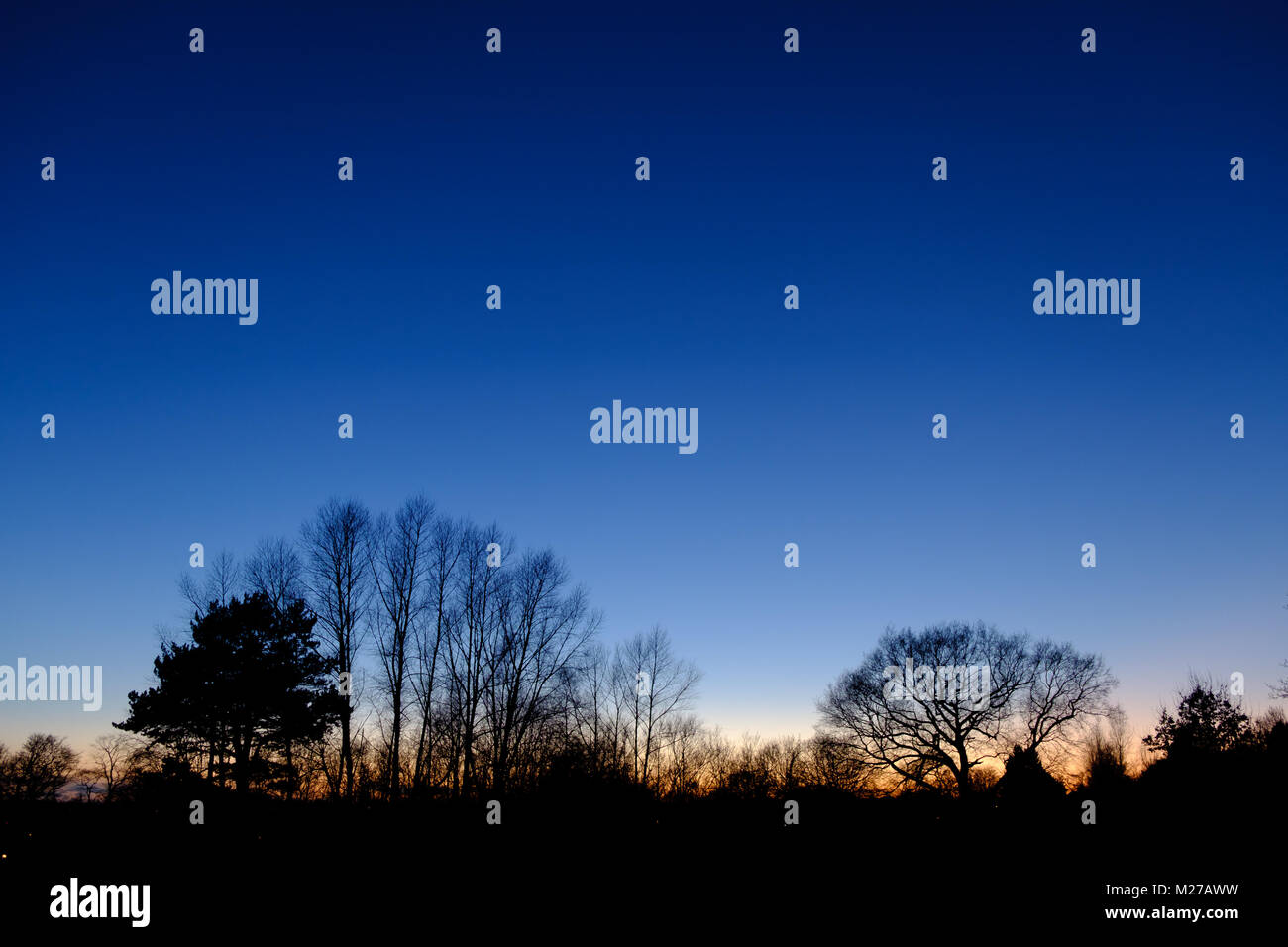 Blue Hour at Grove Park Stock Photo - Alamy