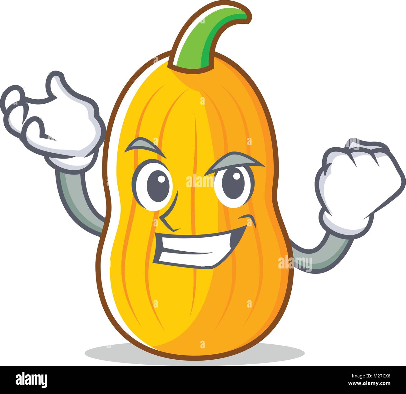 Successful butternut squash character cartoon Stock Vector Image & Art ...