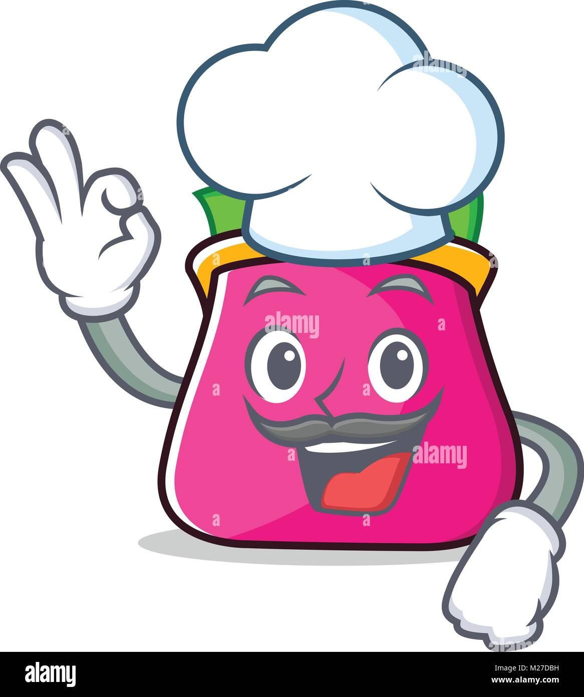 Chef purse character cartoon style Stock Vector Image & Art - Alamy