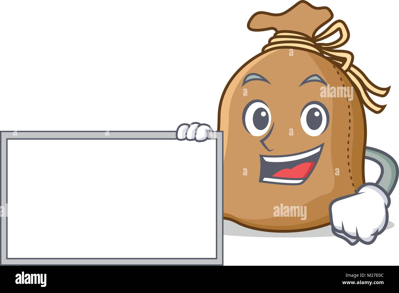 With board sack character cartoon style Stock Vector Image & Art - Alamy