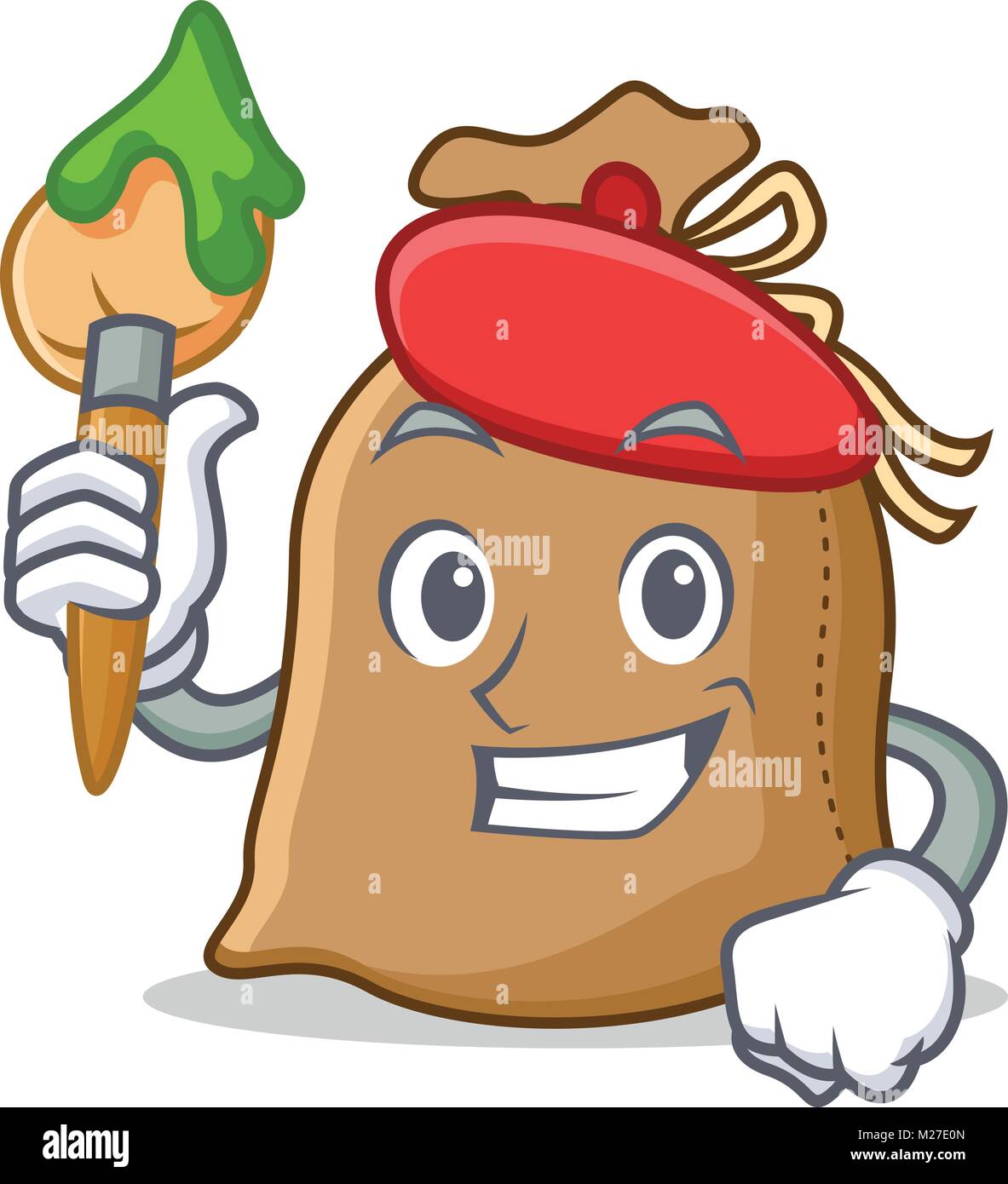 Artist sack character cartoon style Stock Vector Image & Art - Alamy