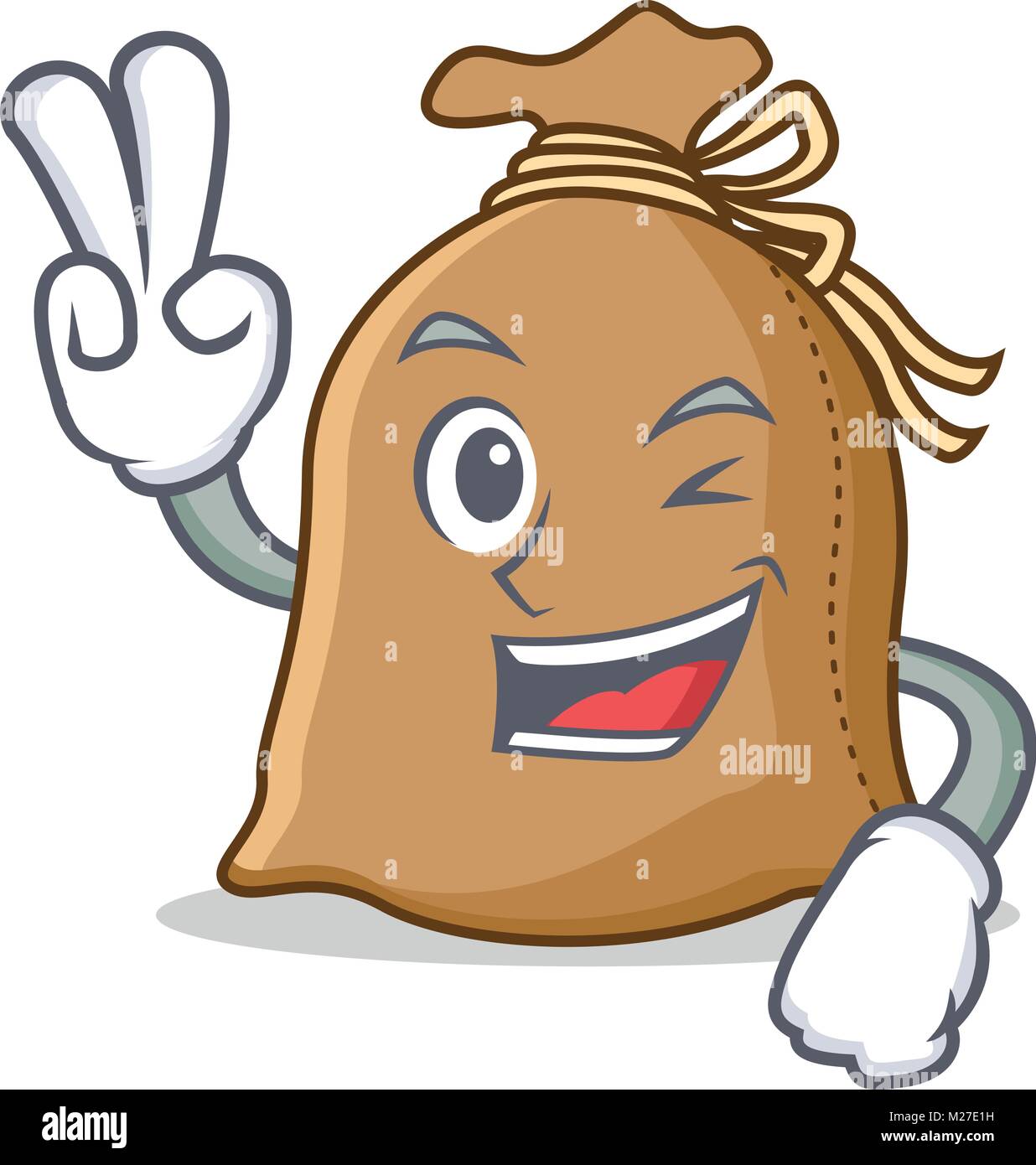 Cartoon illustration big finger pointing Cut Out Stock Images ...