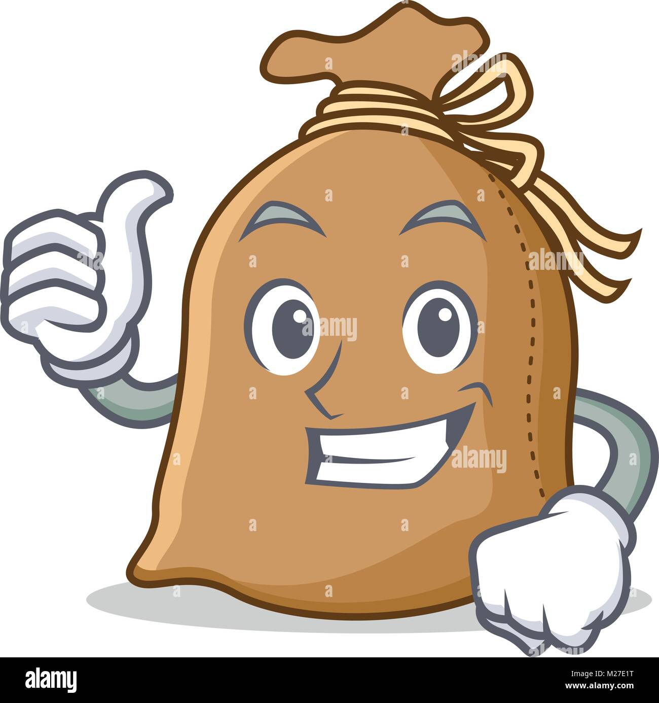 Thumbs up sack character cartoon style Stock Vector Image & Art - Alamy