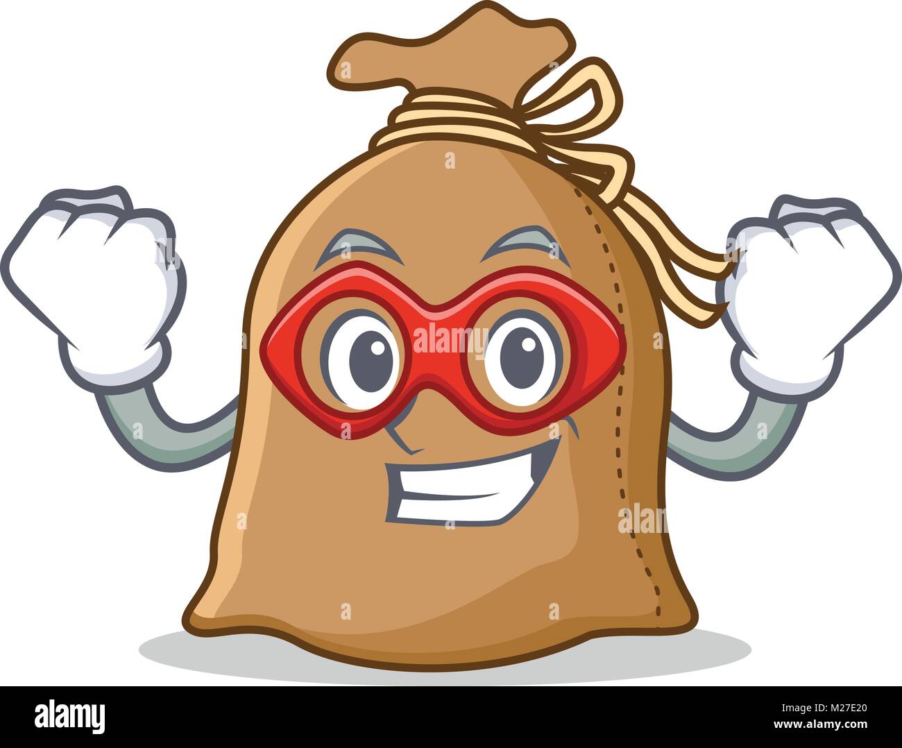 Super hero sack character cartoon style Stock Vector Image & Art - Alamy