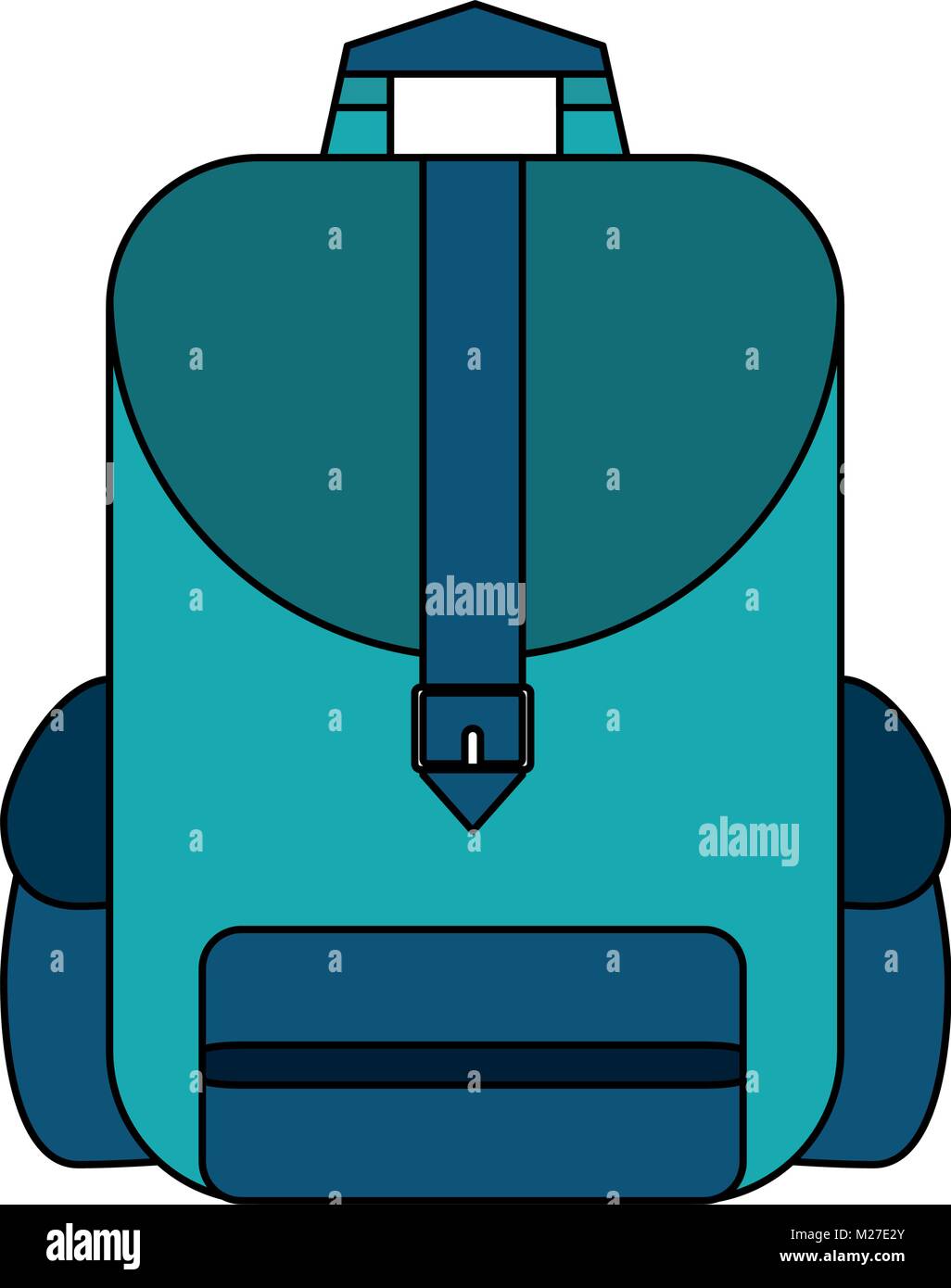 School backpack symbol Stock Vector Image & Art - Alamy