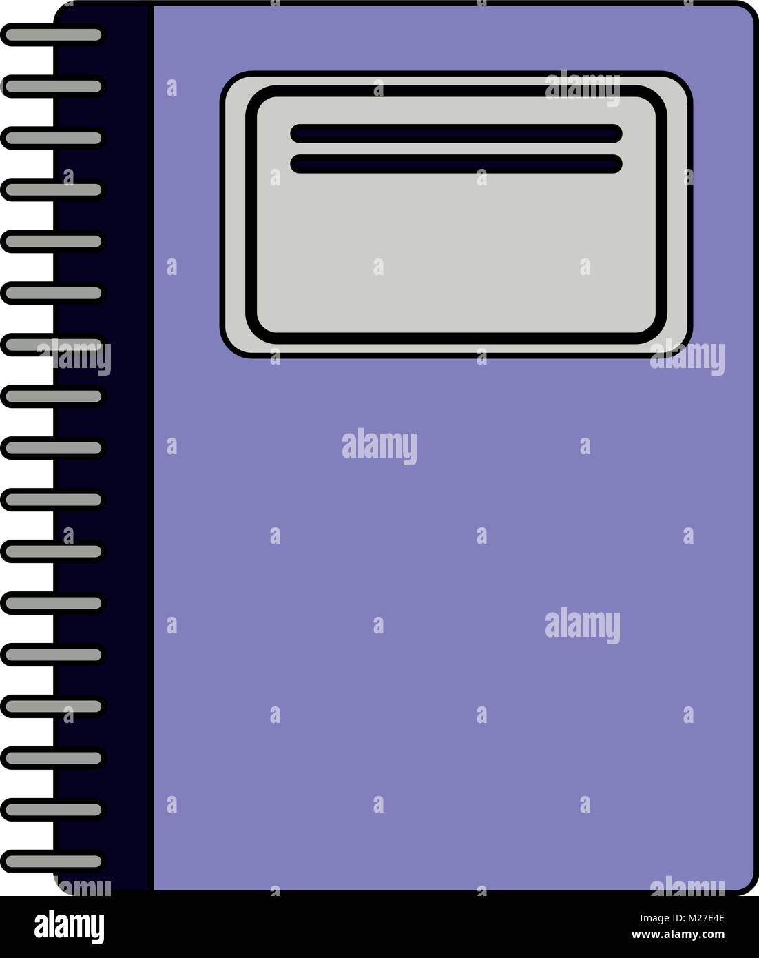 School notebook isolated Stock Vector Image & Art - Alamy