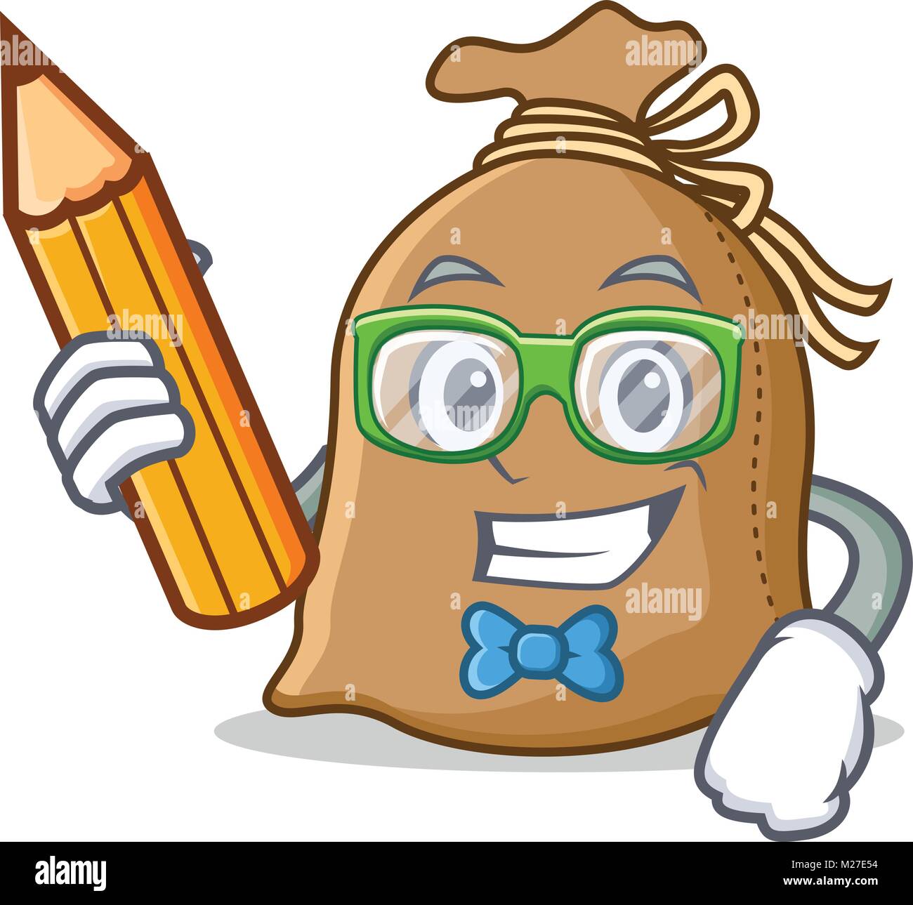 Student sack character cartoon style Stock Vector Image & Art - Alamy