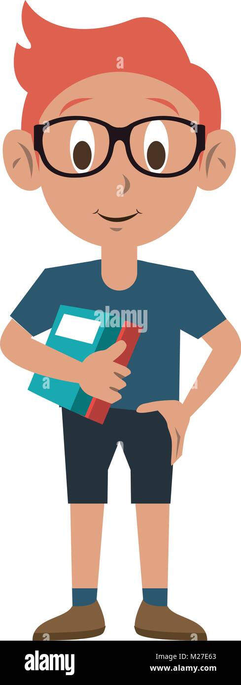 Cute schoolboy cartoon Stock Vector Image & Art - Alamy