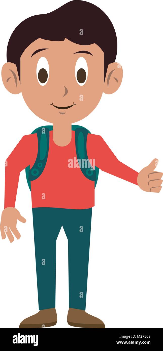Cute schoolboy cartoon Stock Vector Image & Art - Alamy