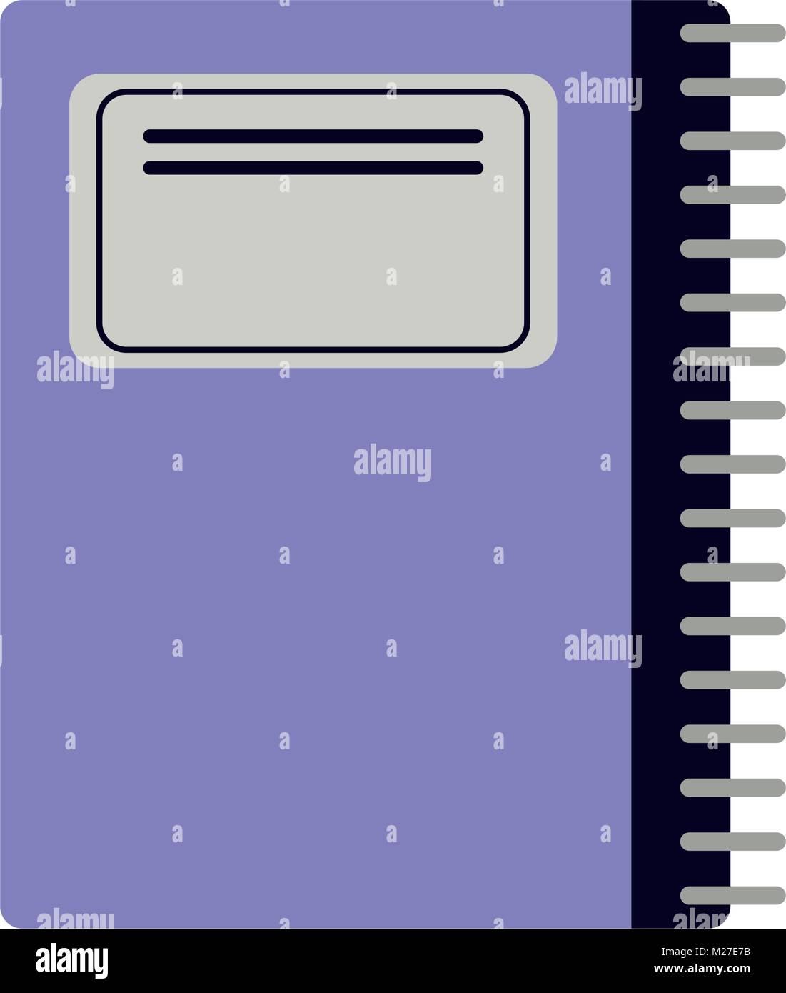 School notebook isolated Stock Vector Image & Art - Alamy