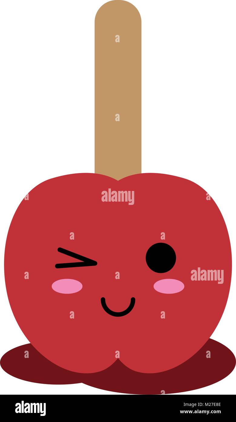 Kawaii candy on stick Stock Vector Images - Alamy