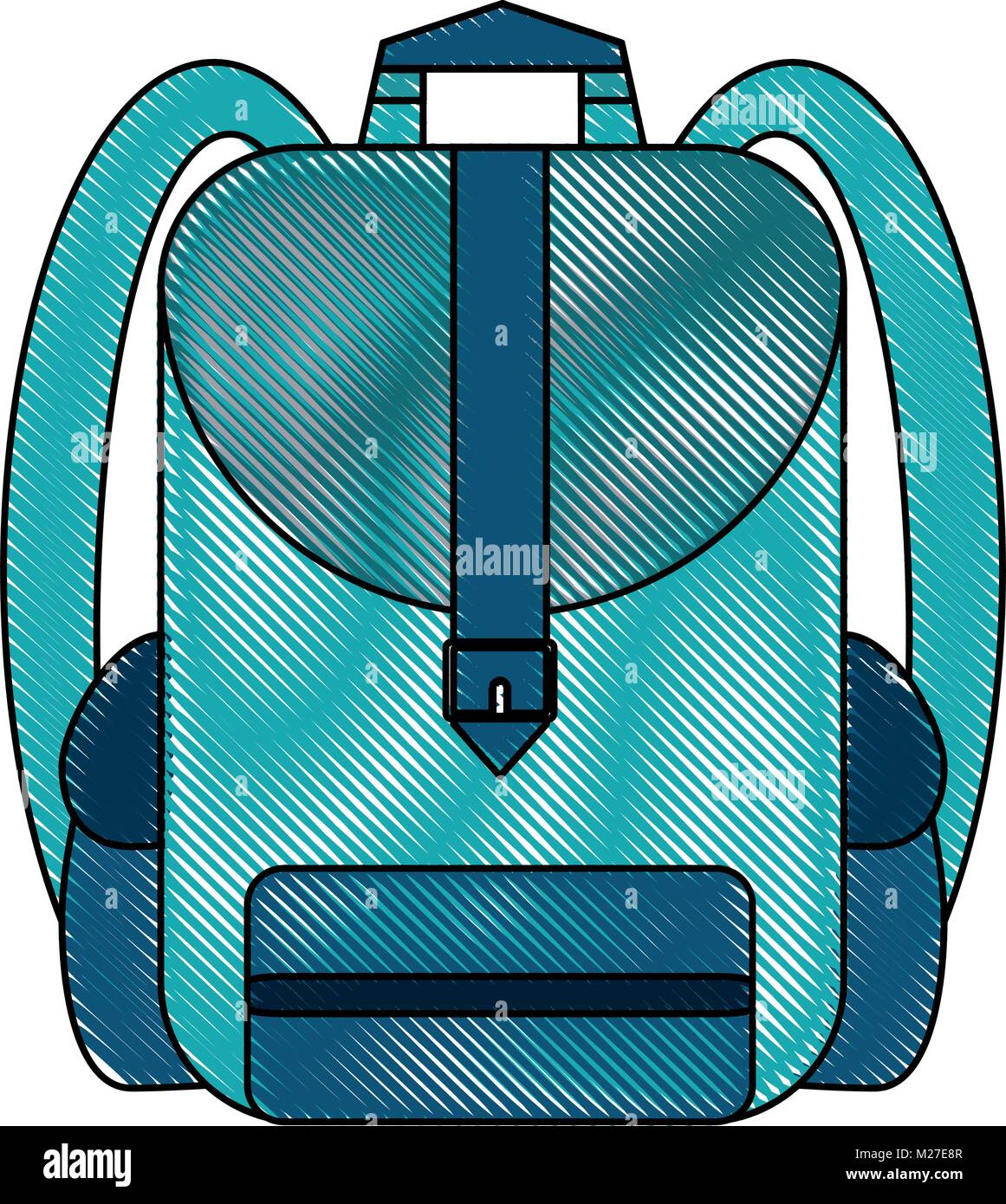 School backpack symbol Stock Vector Image & Art - Alamy