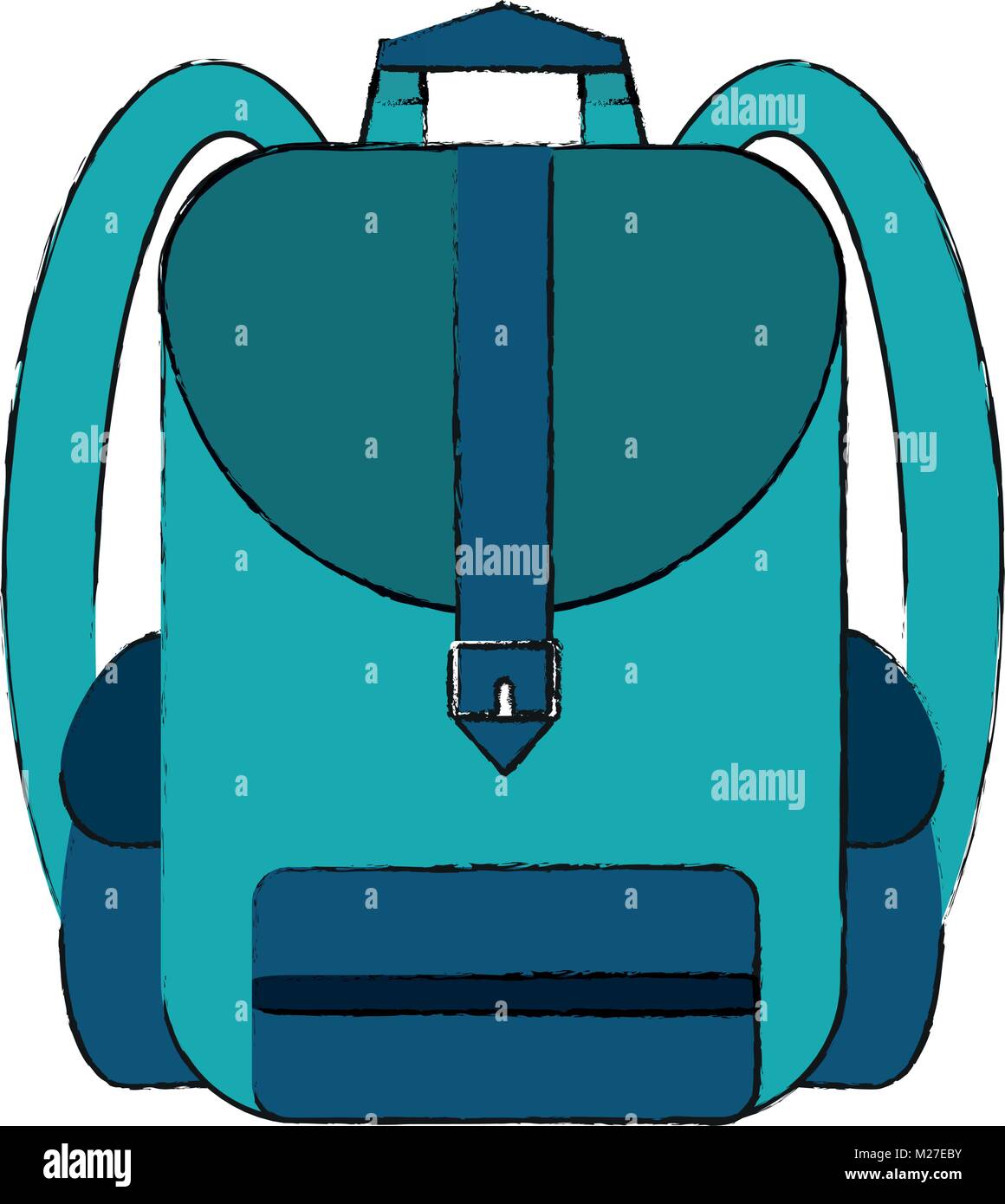 School backpack symbol Stock Vector Image & Art - Alamy