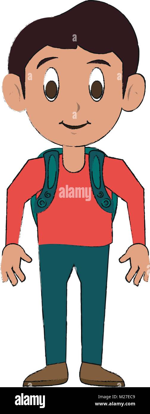 Cute schoolboy cartoon Stock Vector Image & Art - Alamy
