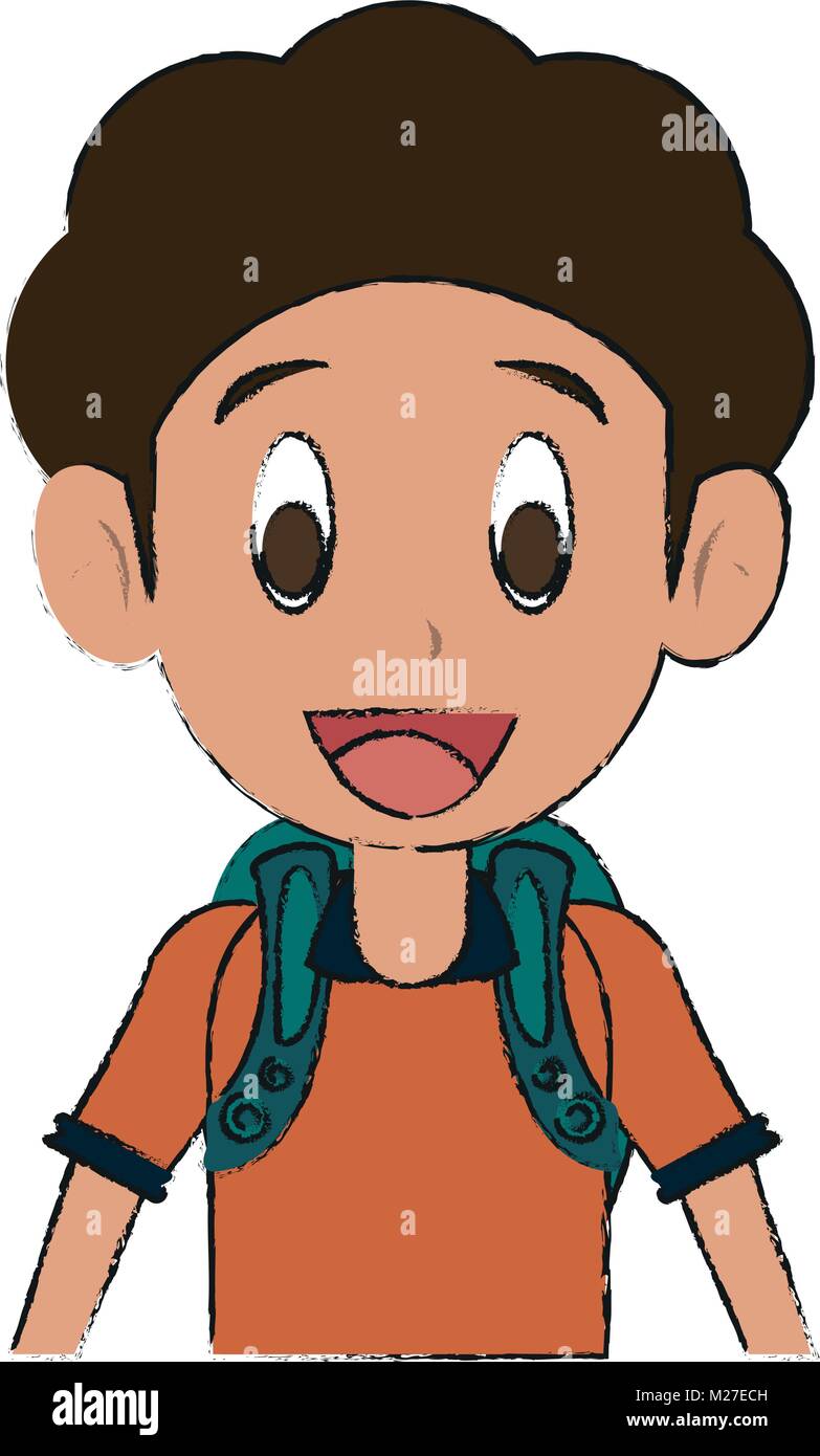 Cute schoolboy cartoon Stock Vector Image & Art - Alamy