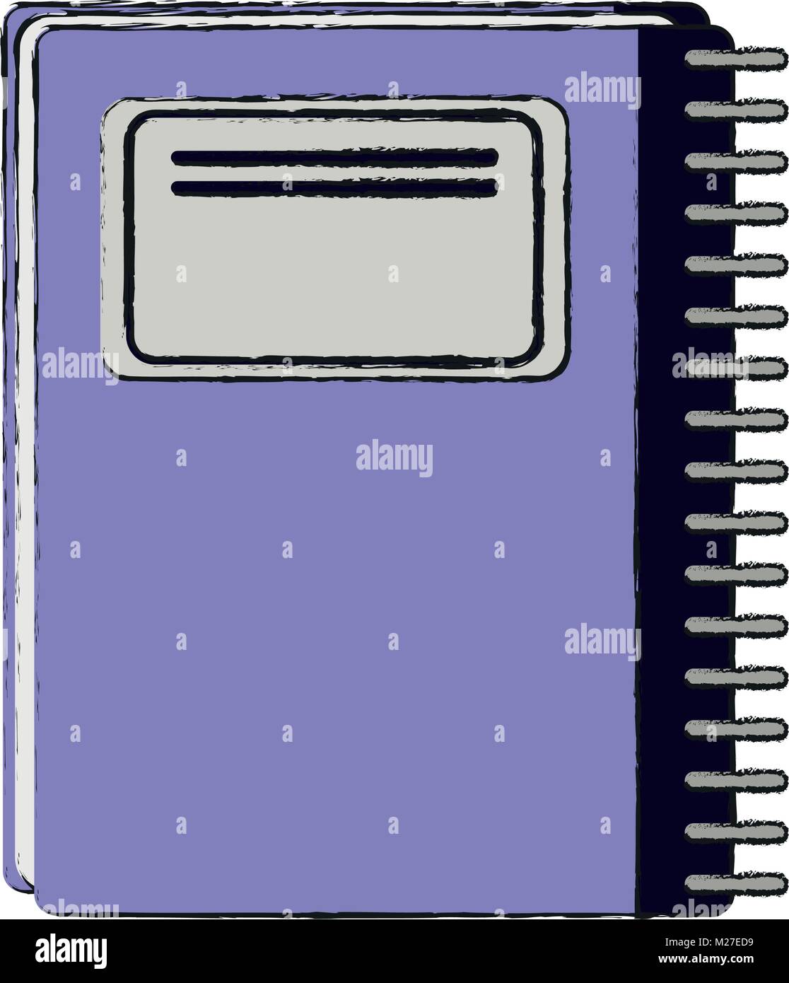 School notebook isolated Stock Vector Image & Art - Alamy